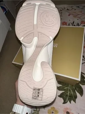 Michael Kors | Shoes | Michael Kors Womens Signature Logo Mesh Trainer ...